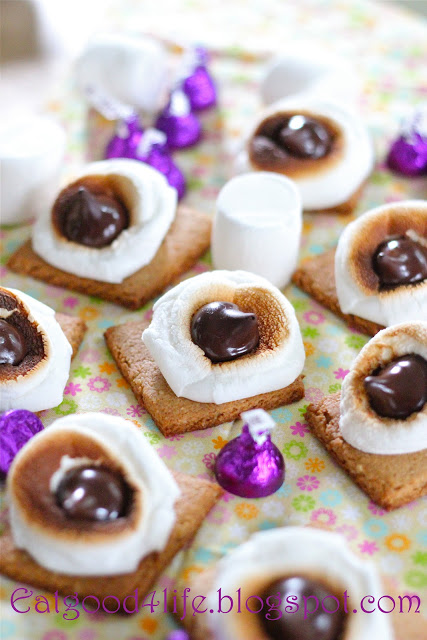 2 minute s'mores - Eat Good 4 Life