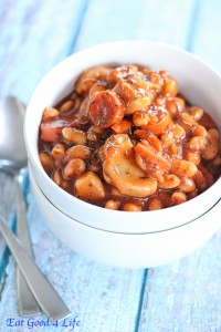 slow cooker sweet and sour beans