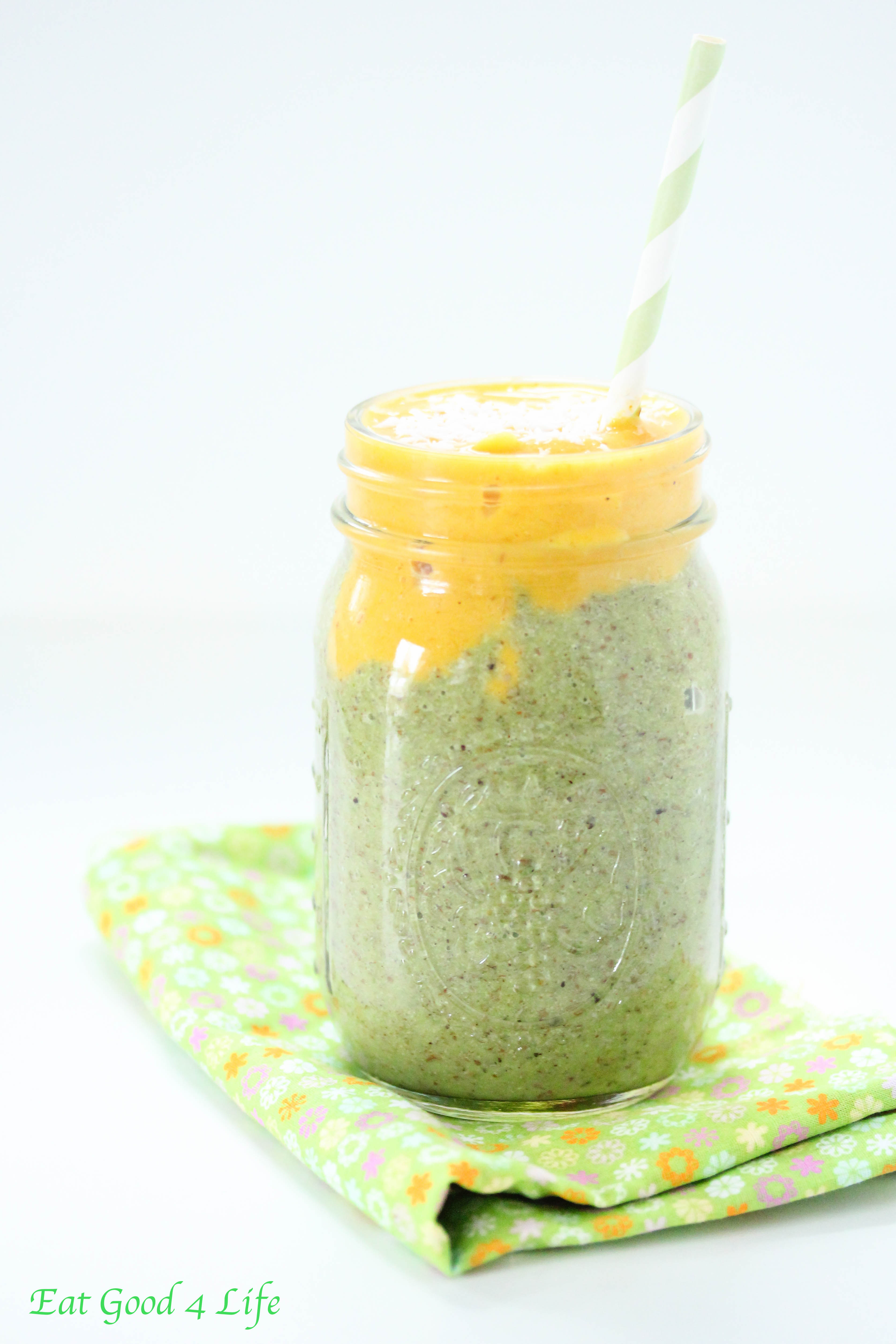 Antioxidant kiwi mango smoothie