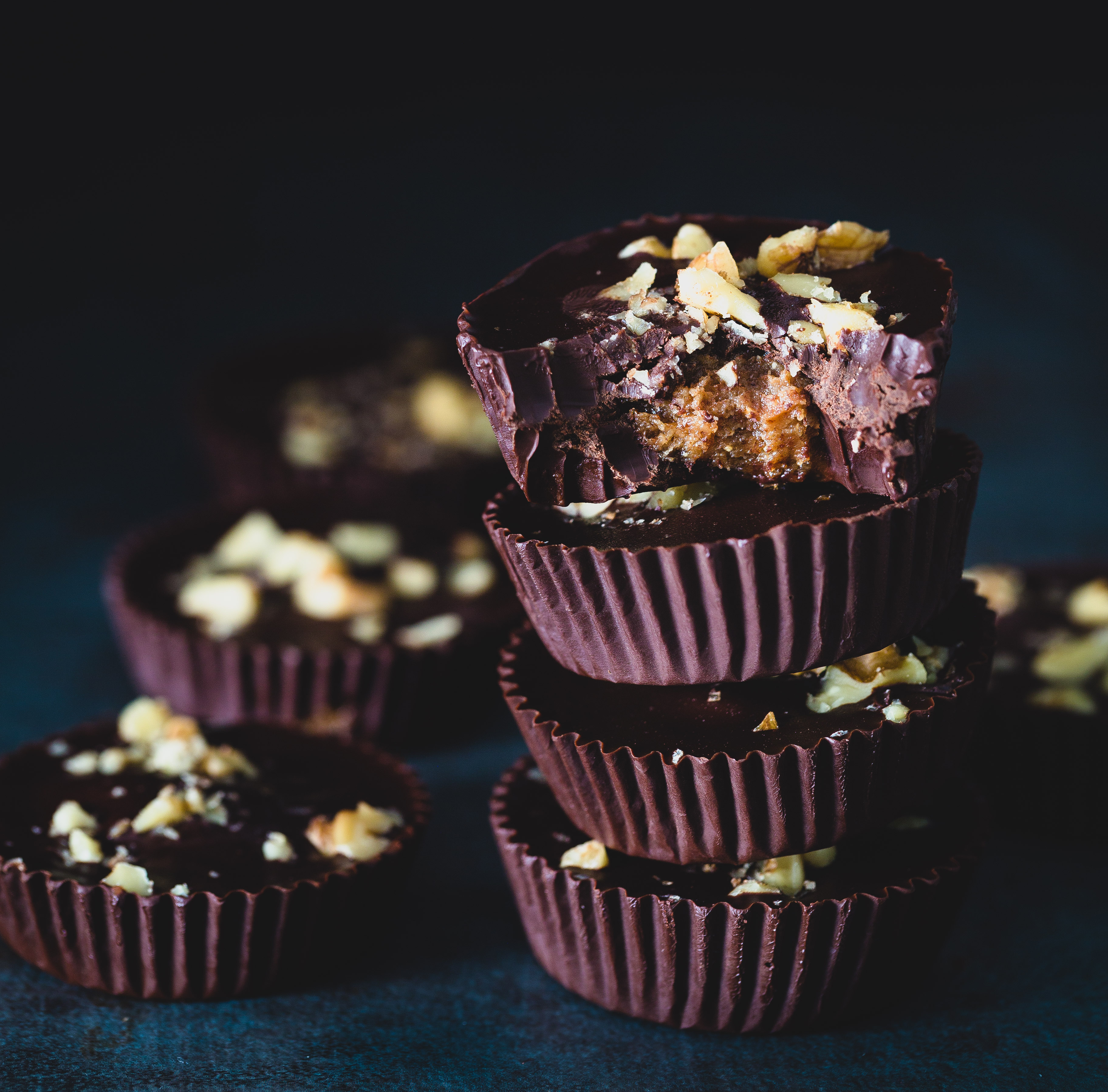 Dark chocolate almond butter cups - Eat Good 4 Life
