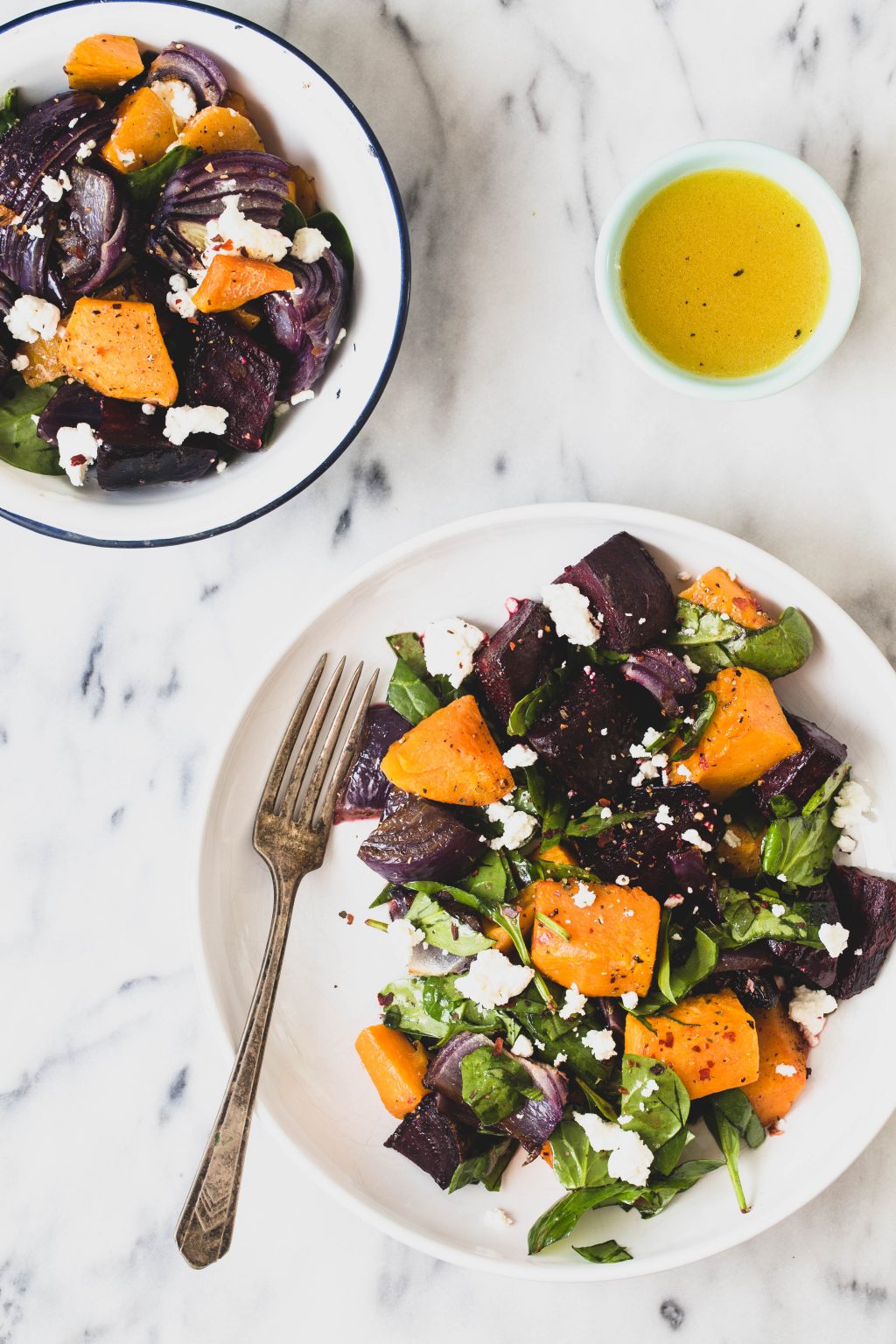 Roasted vegetable salad with orange vinaigrette. - Eat Good 4 Life